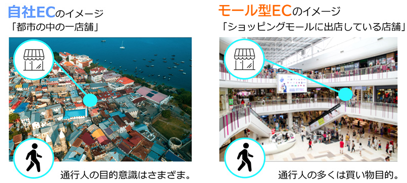 自社ECとは？ECモールとの違いとそれぞれのメリット・デメリット | TOPPANクロレ｜コラムnull